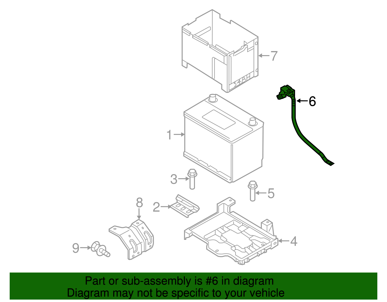 2014 Kia Sorento Battery Cable 91851-1U620 | OEM Parts Online