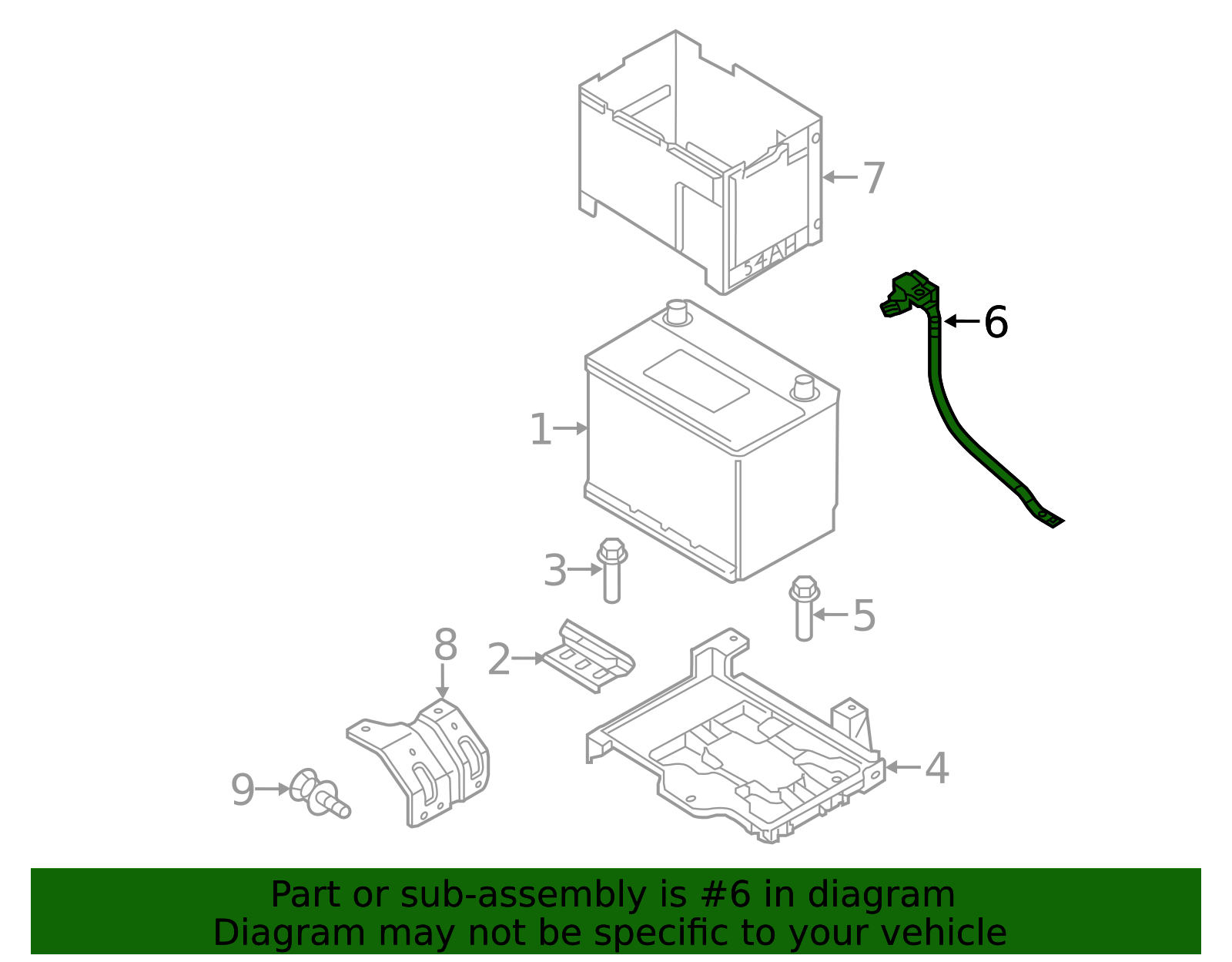 91851-1U500 - Positive Cable 2014-2015 Kia Sorento | Kia.Parts Store