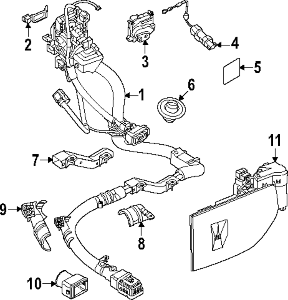 2024-2025 Kia EV9 Charging Port 91683-DO040 | QuirkParts