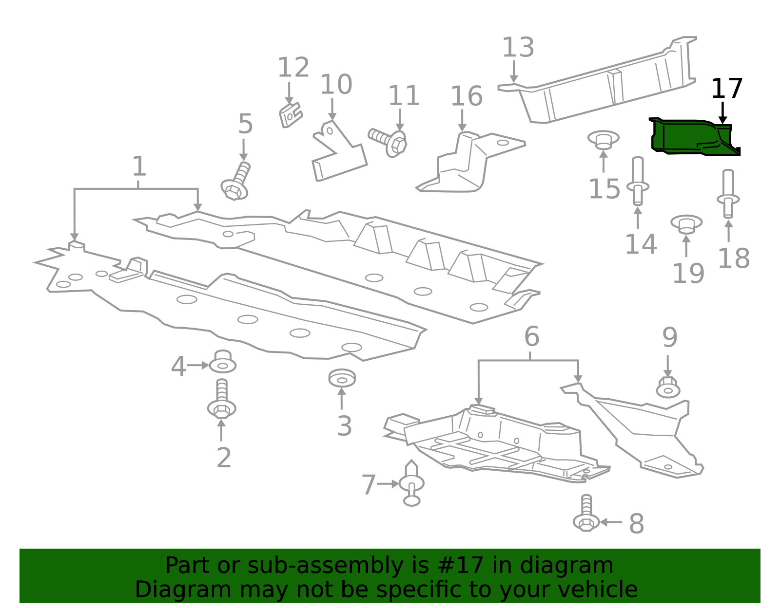 FT4Z-5811779-C - Deflector Shield 2015-2018 Ford Edge | Big 3 Auto Parts