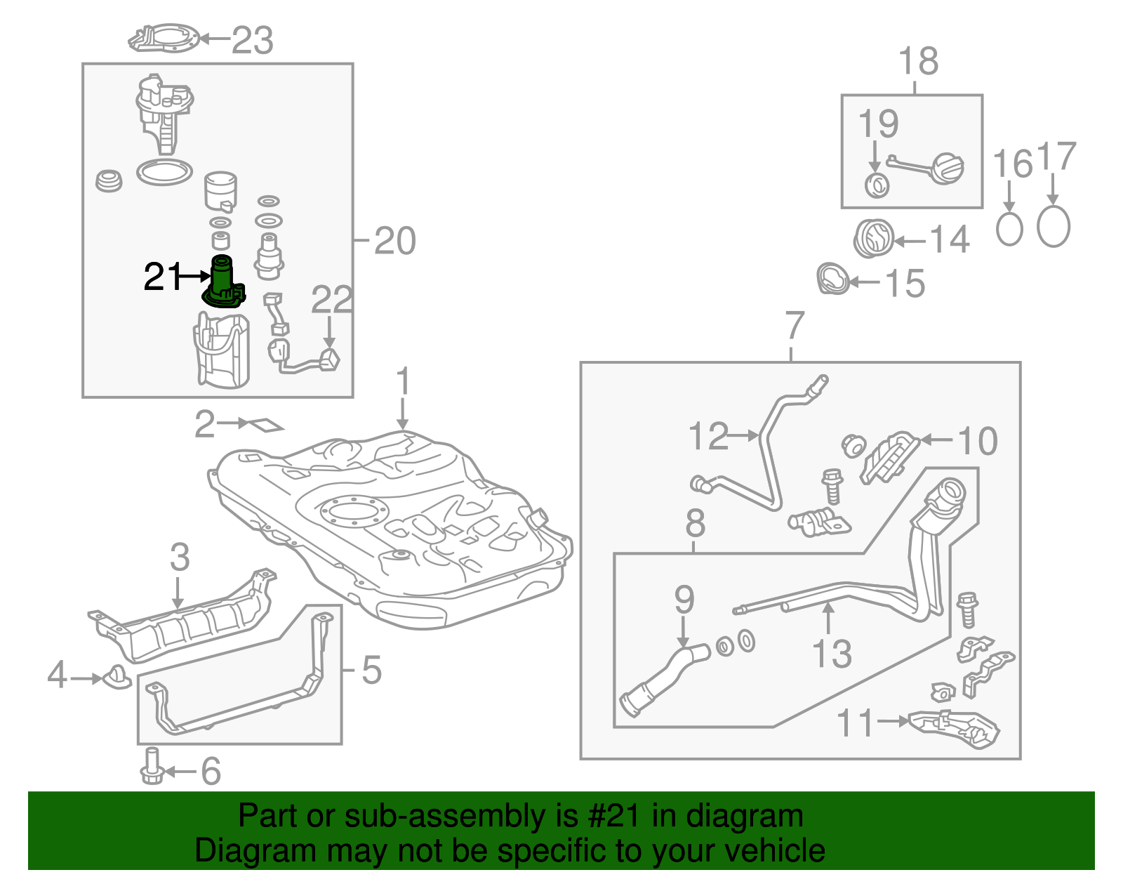23220-31370 - Fuel Pump - 2012-2015 Toyota | Nucar Toyota of North ...