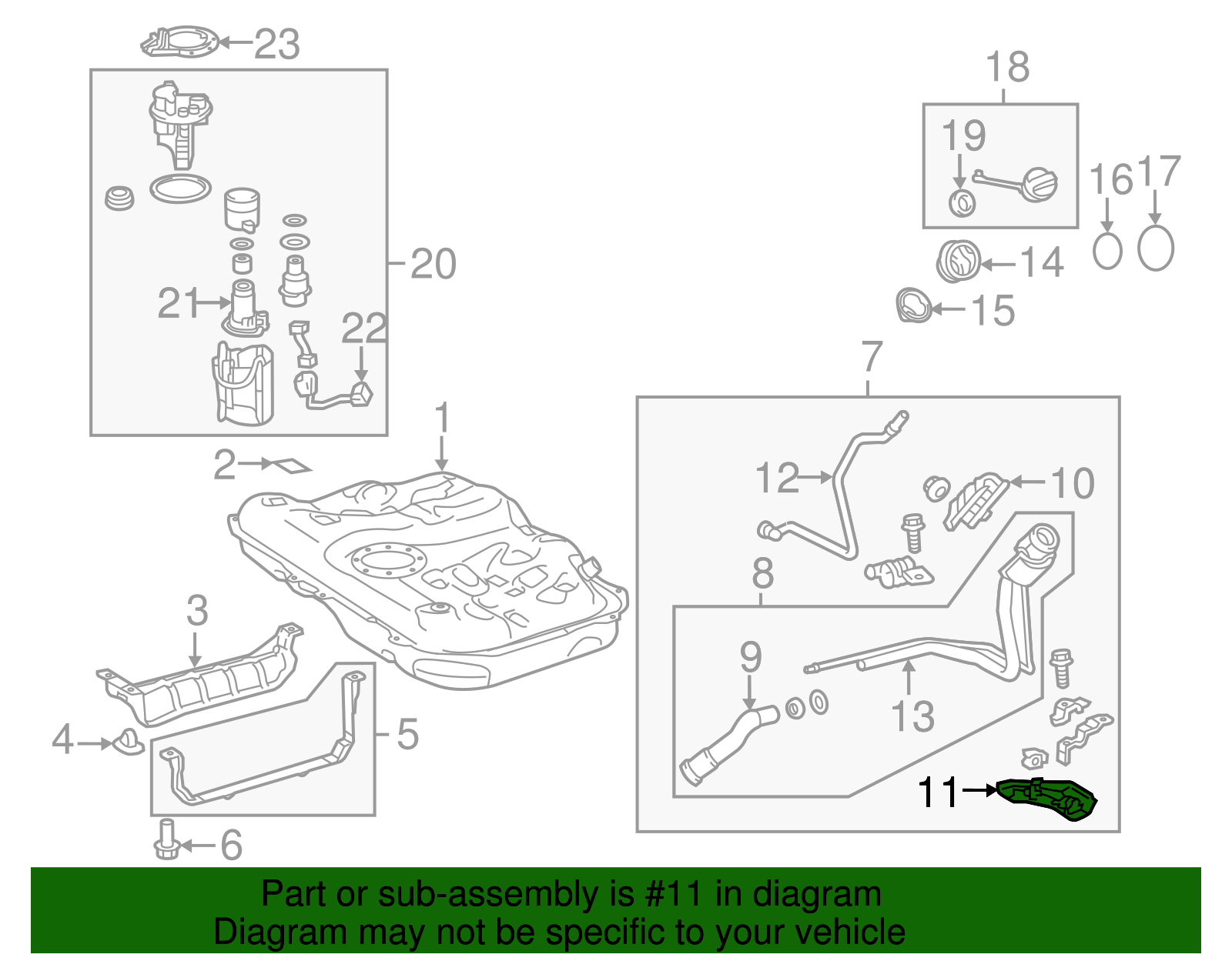 77278-06050 - Filler Neck Protector - 2012-2018 Toyota | Nucar Toyota Parts
