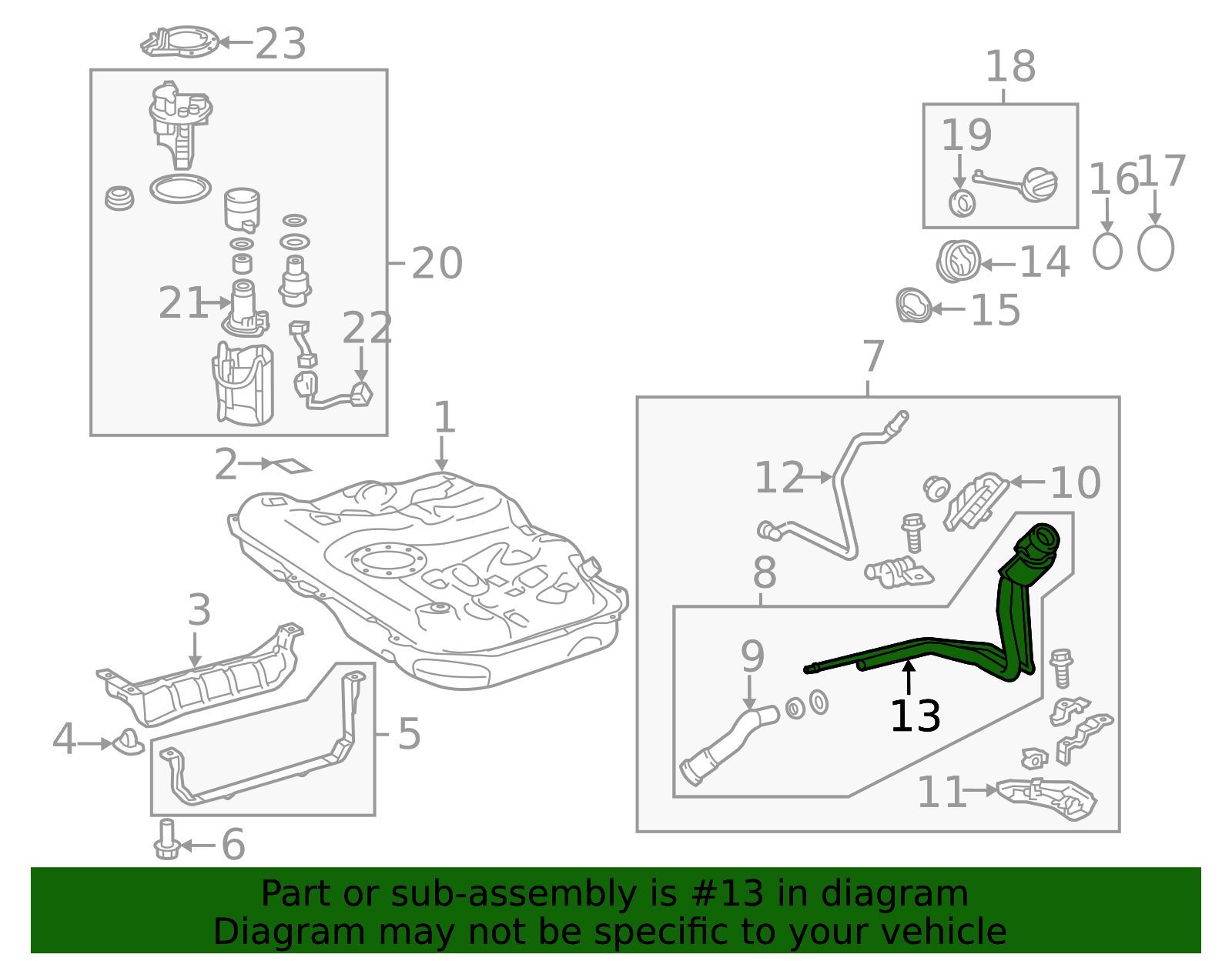 77225-07030 - High-Quality Fuel Tank Vent Hose for 2013 Toyota Avalon ...