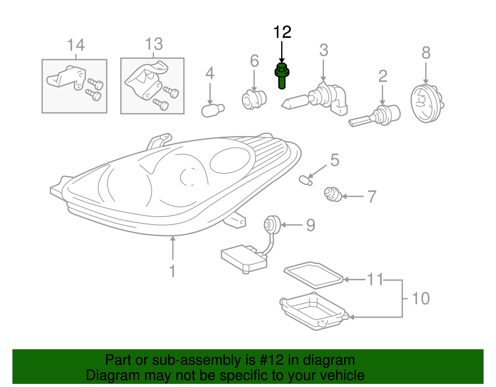 90109-06122 - 1997-2006 Lexus - Lower Retainer Bolt | My L Parts