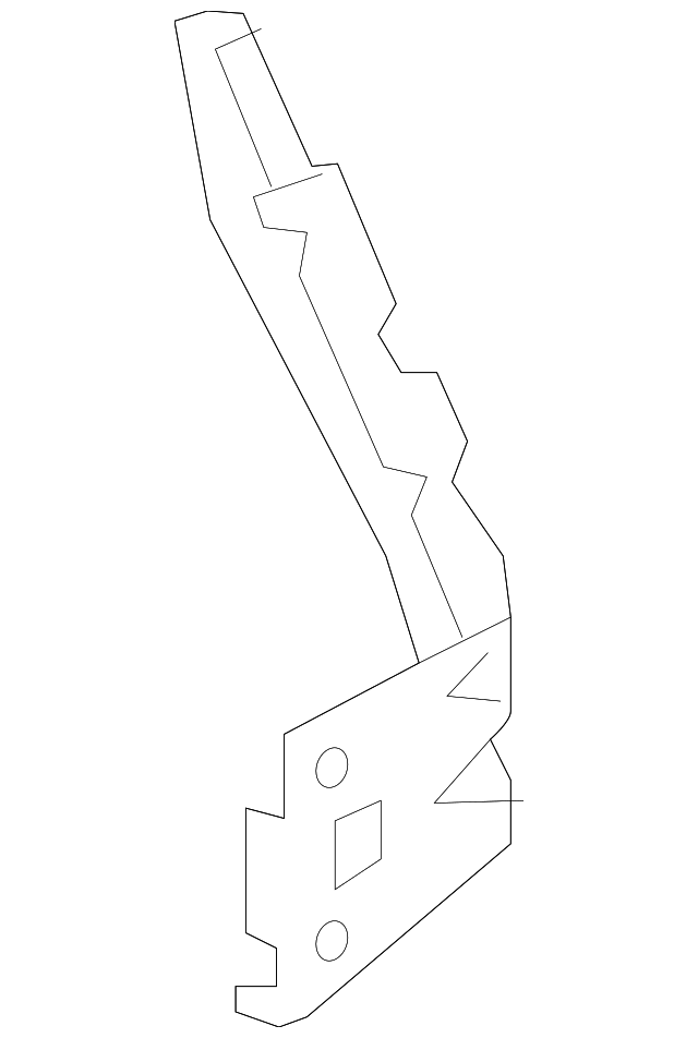 2013-2016 Lincoln MKS | Front Bracket | DA5Z-16A143-A | Walls' Ford Parts