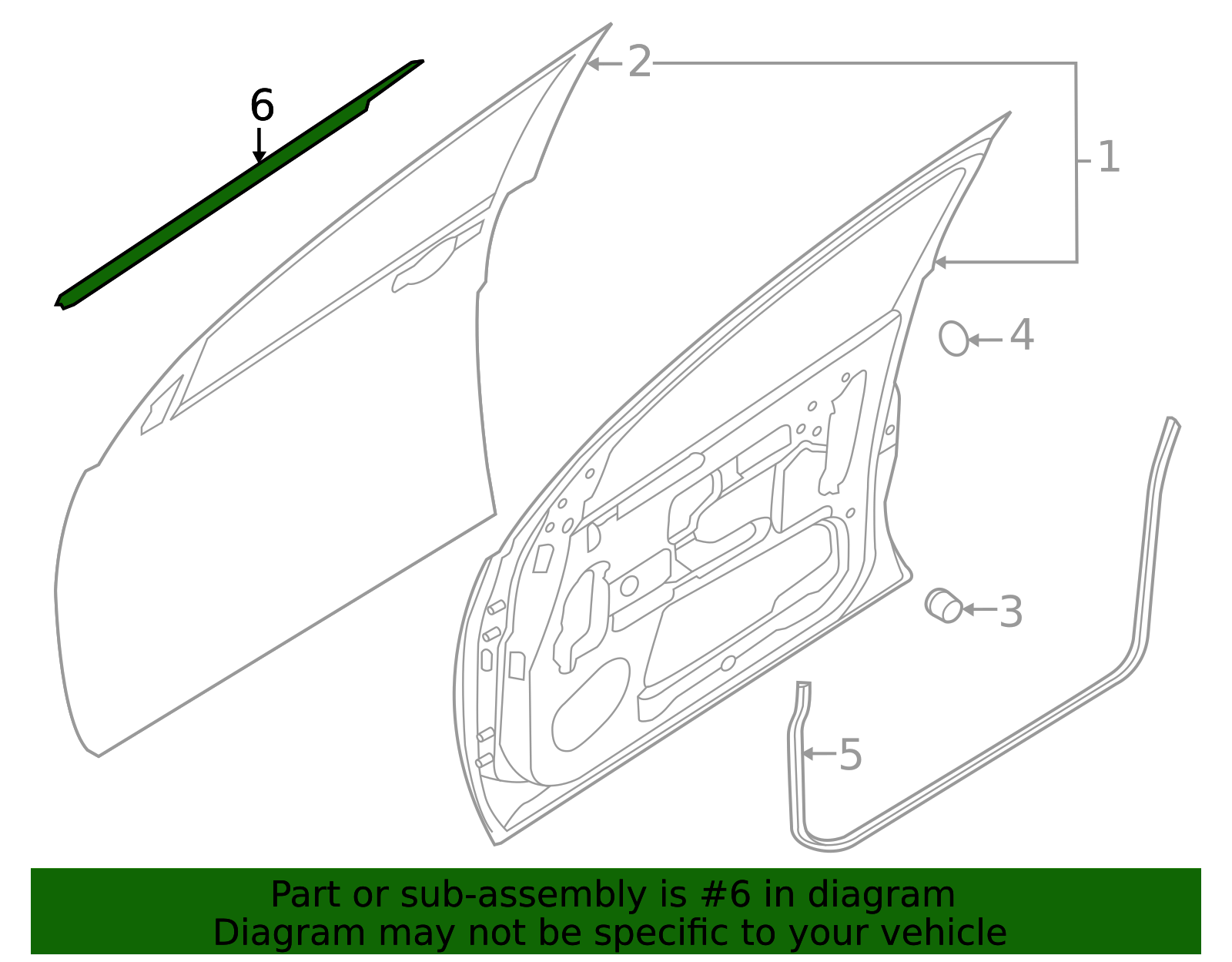 80821-1PA0A - Belt Molding 2012-2021 Nissan | Official Nissan Parts Store