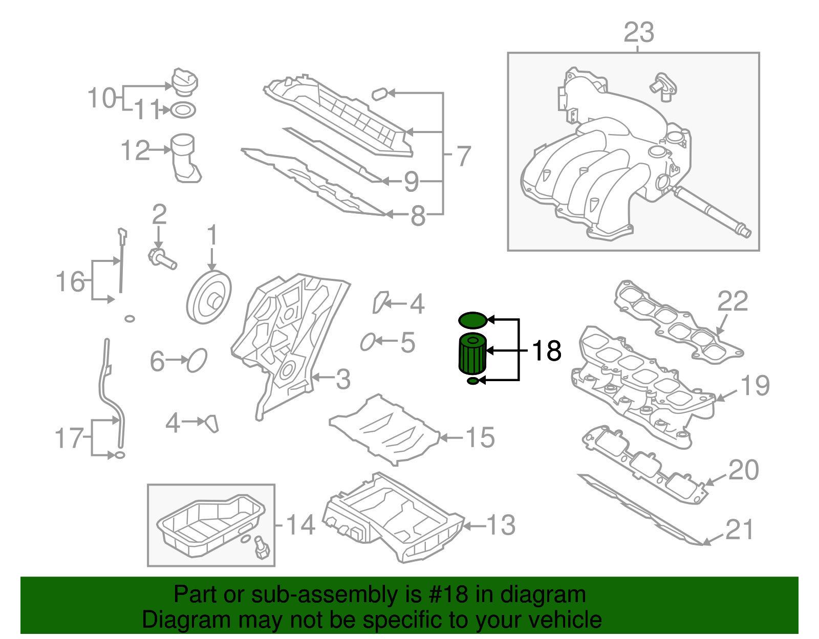26320-3C100 - Oil Filter 2006-2010 Kia | Kia.Parts Store