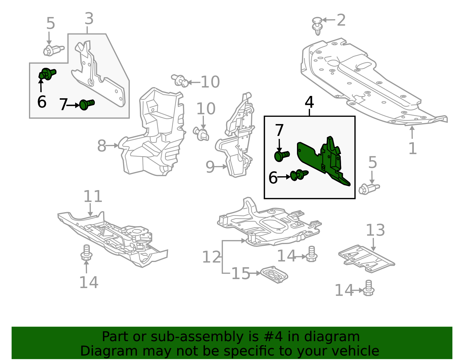 2010-2023 Lexus GX460 Air Deflector 53748-60020 | OEM Parts Online