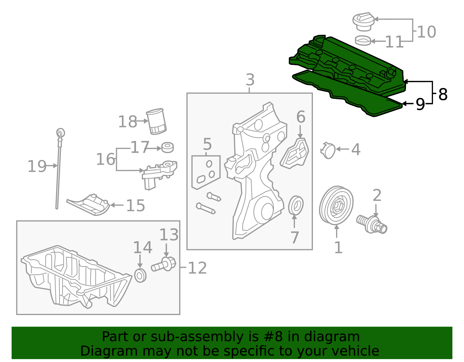 12310-RNA-A01 - 2006-2022 Honda - Cover Cylinder Head | Genuine Honda Parts