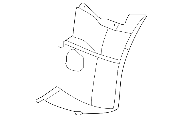 2006-2013 Chevrolet Corvette Front Driver Side Forward Wheelhouse Liner ...