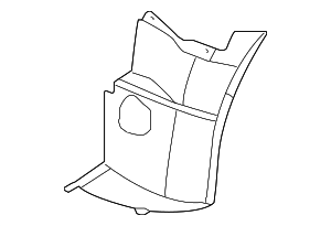 2006-2013 Chevrolet Corvette Front Driver Side Forward Wheelhouse Liner ...