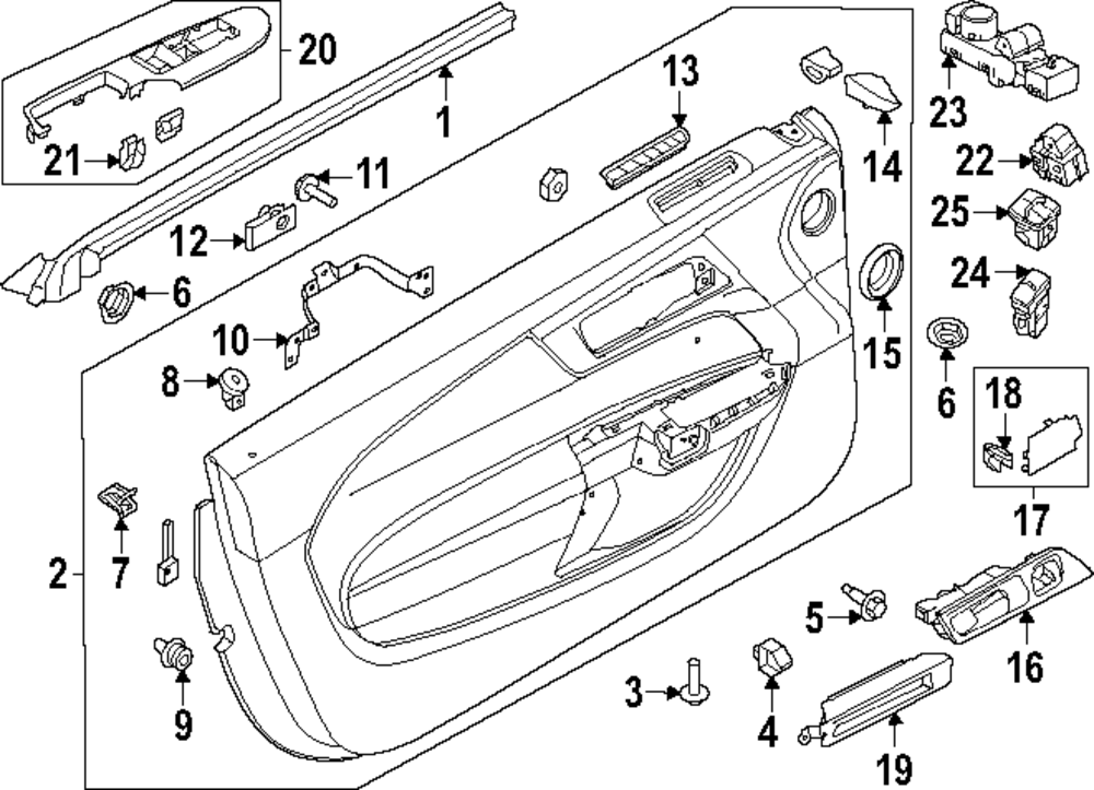 2024-2025 Ford Mustang Grip Handle PR3Z-6322635-BA | Ford OEM Parts Outlet