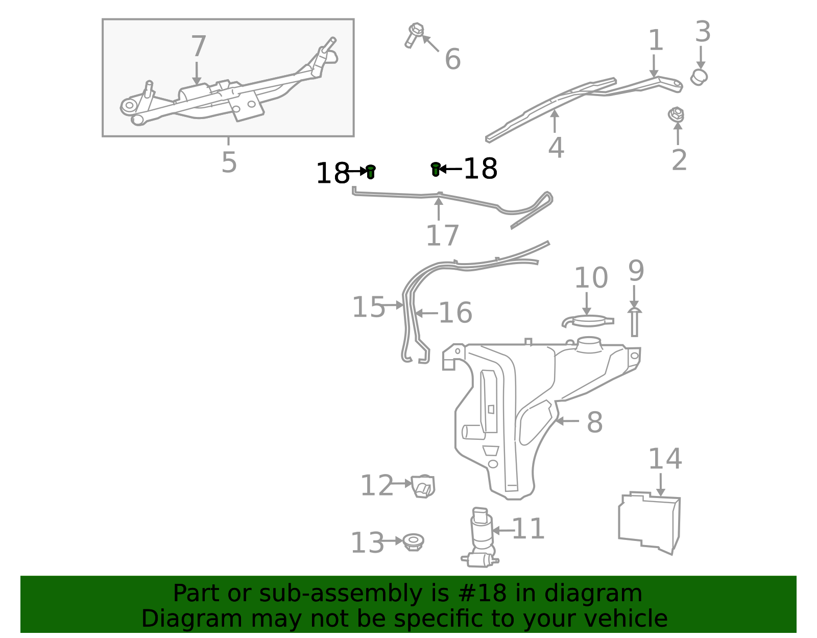 Washer Nozzle 05116079AB | Mopar Parts Canada