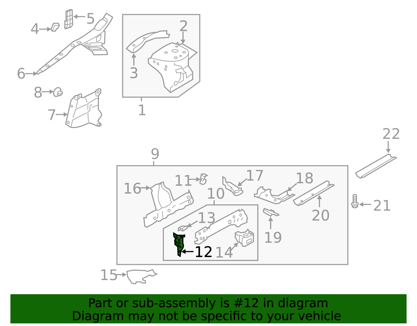 2019-2025 Nissan Altima Connector Plate - Driver's Side (LH) G51A7 ...