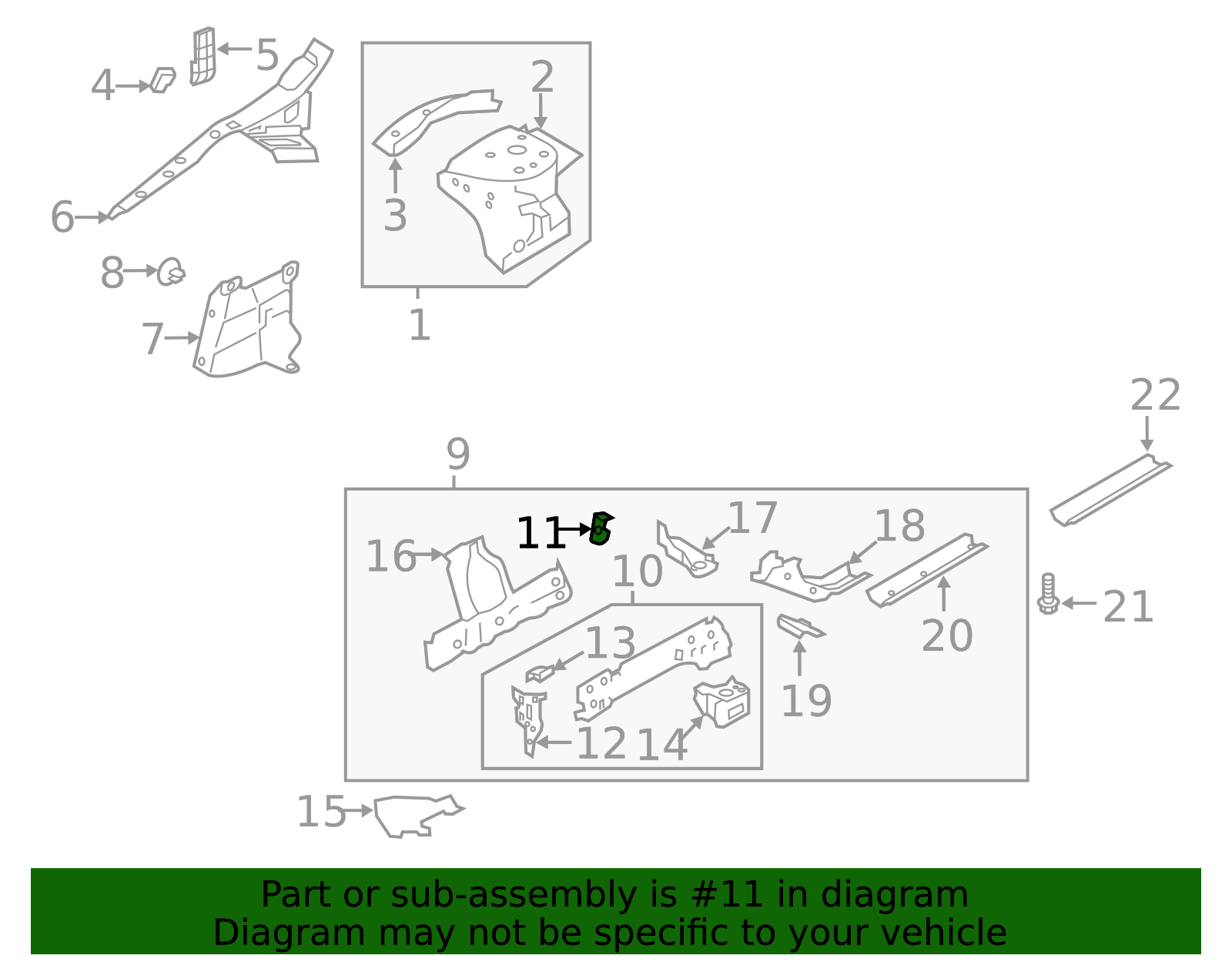 F2520-6CAMA - Radiator Support Bracket 2019-2025 Nissan Altima ...