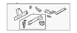 2019-2025 Nissan Altima Side Member Assembly G5100-6CAMA | My Nissan Part