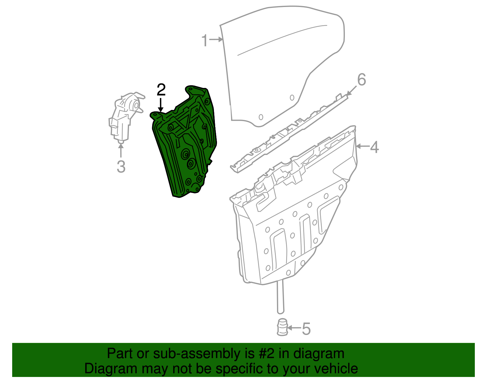 51377198049 - 2007-2013 BMW Window Regulator (51-37-7-198-049) | BMW of ...