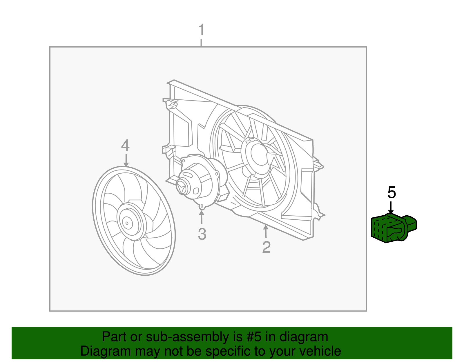 2006-2017 GM Engine Cooling Fan Resistor 15212798 | OEM Parts Online