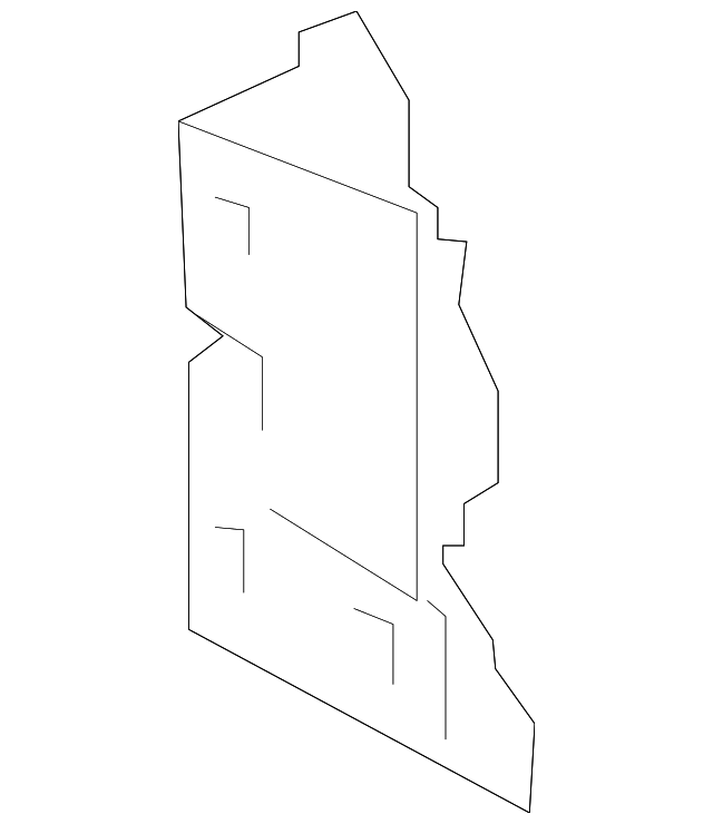 Genuine Toyota Front Panel Extension part# 53814-02170 for 2014-2019 ...