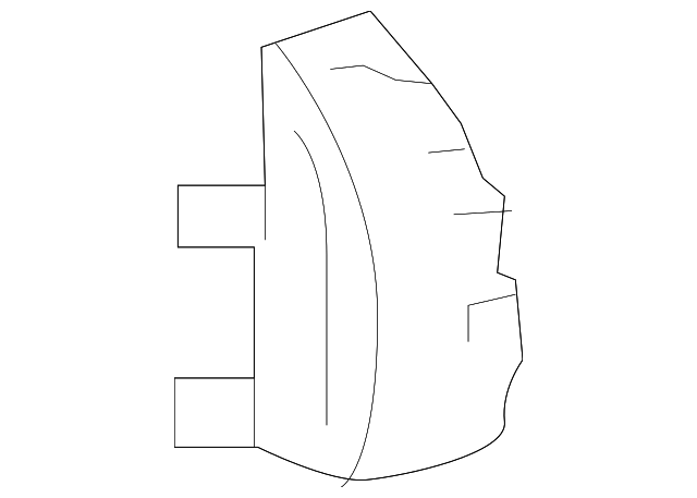 Genuine Toyota Bumper Bracket part# 57014-02101 for 2014-2019 Toyota ...