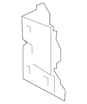 Genuine Toyota Front Panel Extension part# 53814-02170 for 2014-2019 ...