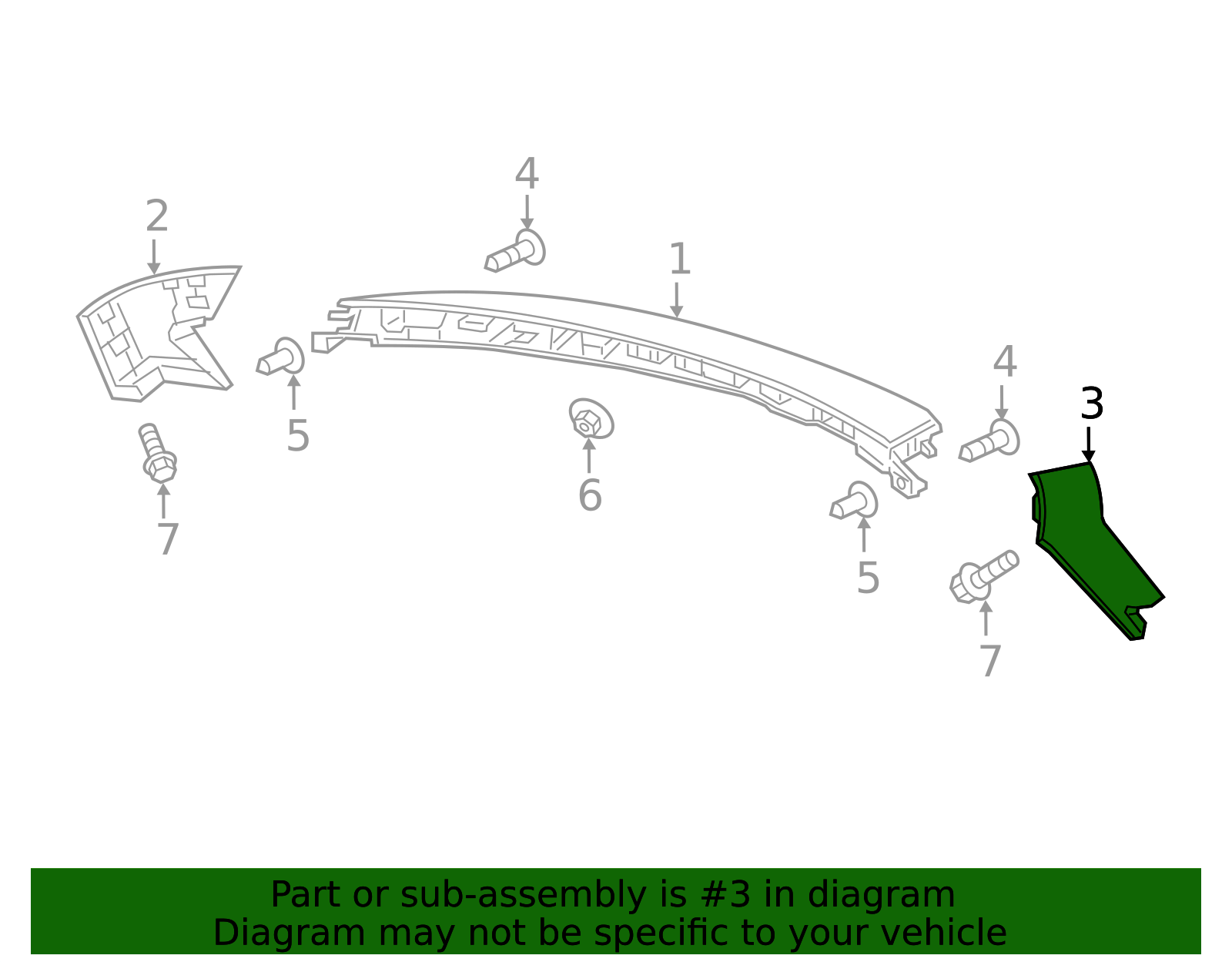 96033-5AA0A - Spoiler End Official Nissan Parts Store