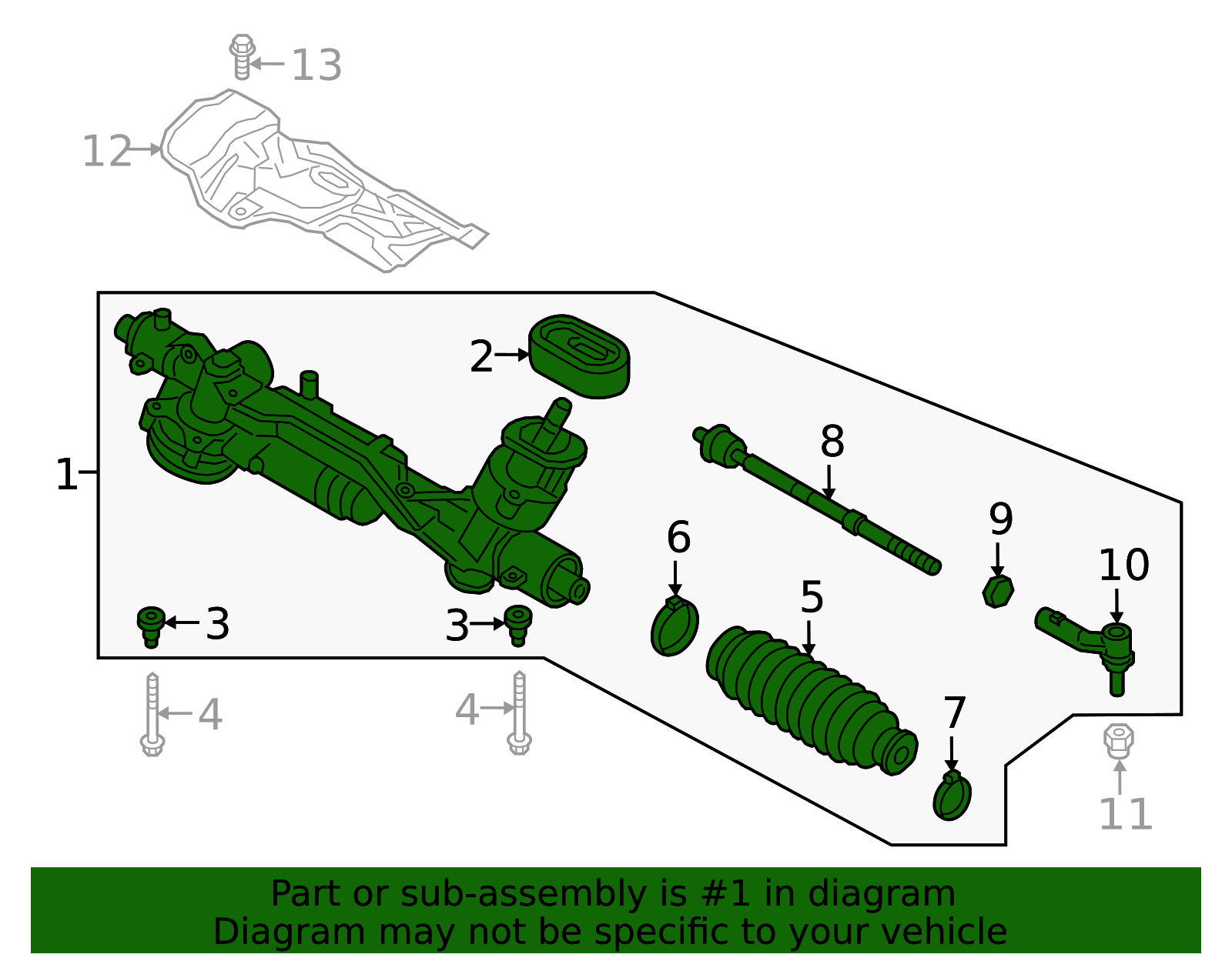 2018-2019 Volkswagen Atlas Rack And Pinion Assembly 5Q1-423-062-BX ...