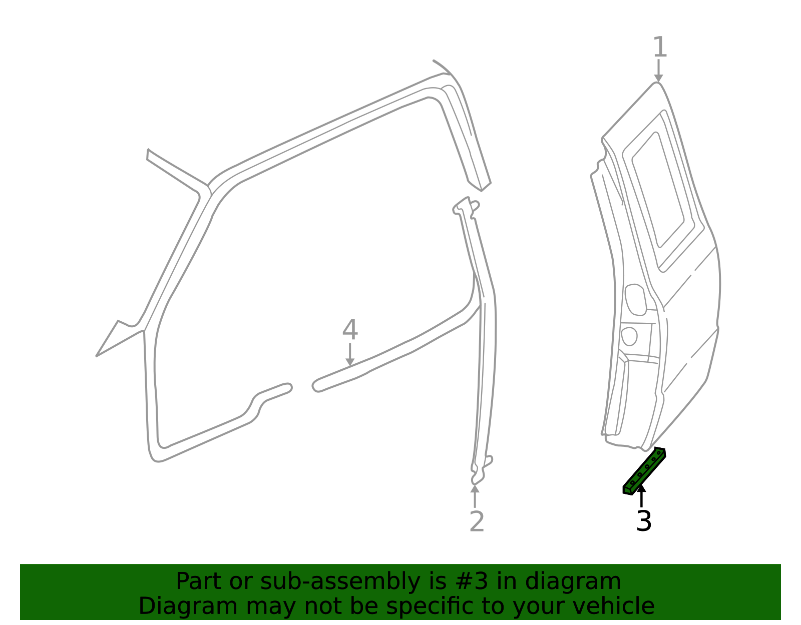 1F60-72-76X - Door Weather-Strip - 2003-2008 Mazda | Mazda Swag