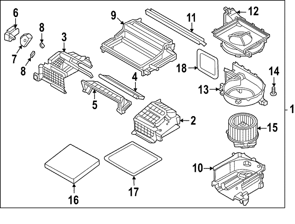 2022-2025 Hyundai HVAC Re-Circulation Door 97122-GI000 | QuirkParts
