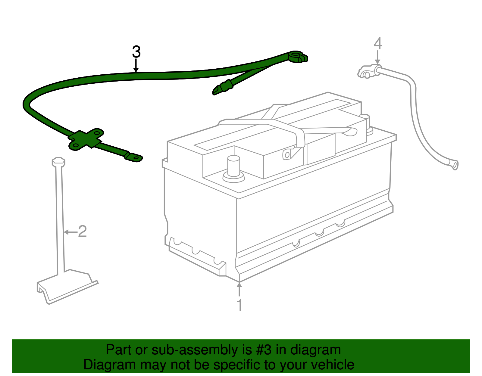 61126904905 - 2002-2008 BMW Positive Cable (61-12-6-904-905) | BMW of ...