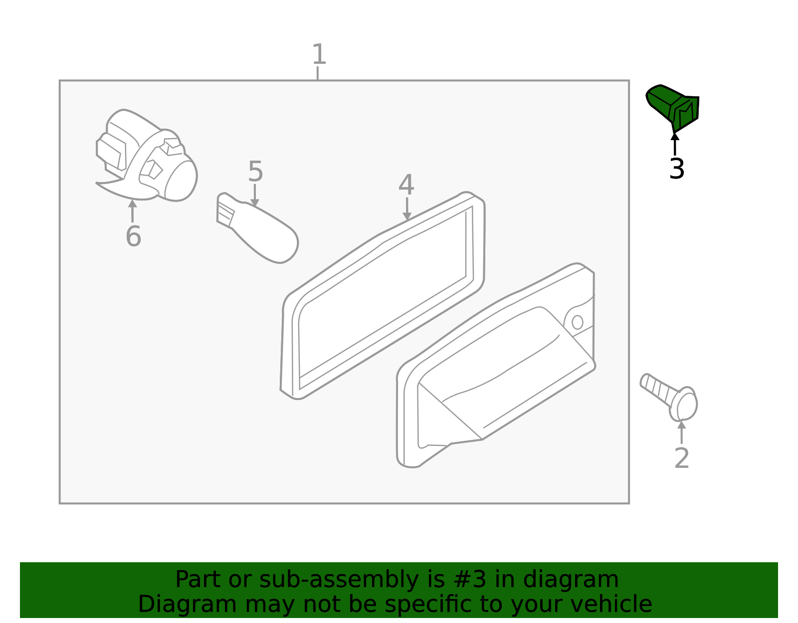 2000-2021 Nissan License Lamp Grommet 01281-01121 | TascaParts.com