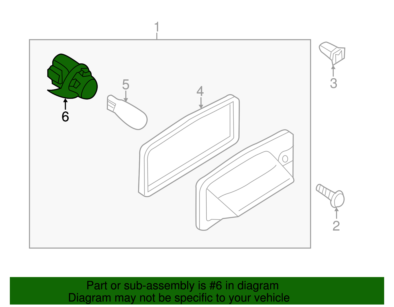26251-8991B - License Plate Light Socket 2002-2025 Nissan | Nissan ...