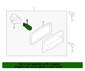 1984-2025 Nissan Bulb 26261-89965 | OEM Parts Online