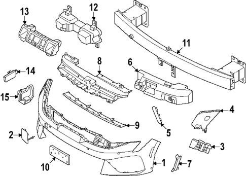 Bumper & Components - Front for 2025 Kia K5 | OEM Parts Online