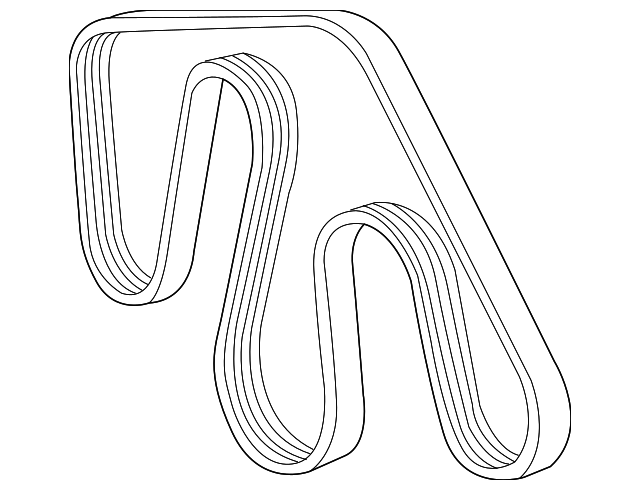 2003-2009 Toyota Serpentine Belt 99367-H2120 | Toyota Parts Center