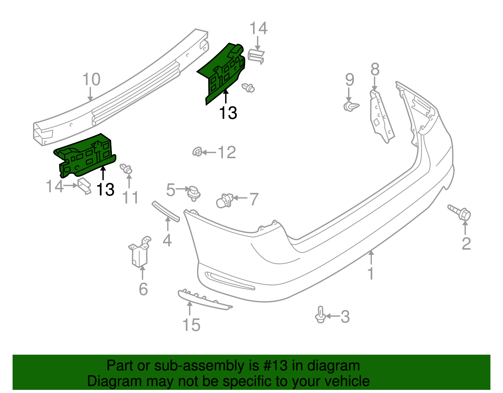 LD48-50-311A - 2002-2006 Mazda MPV - Cover Support | Mazda Part Direct