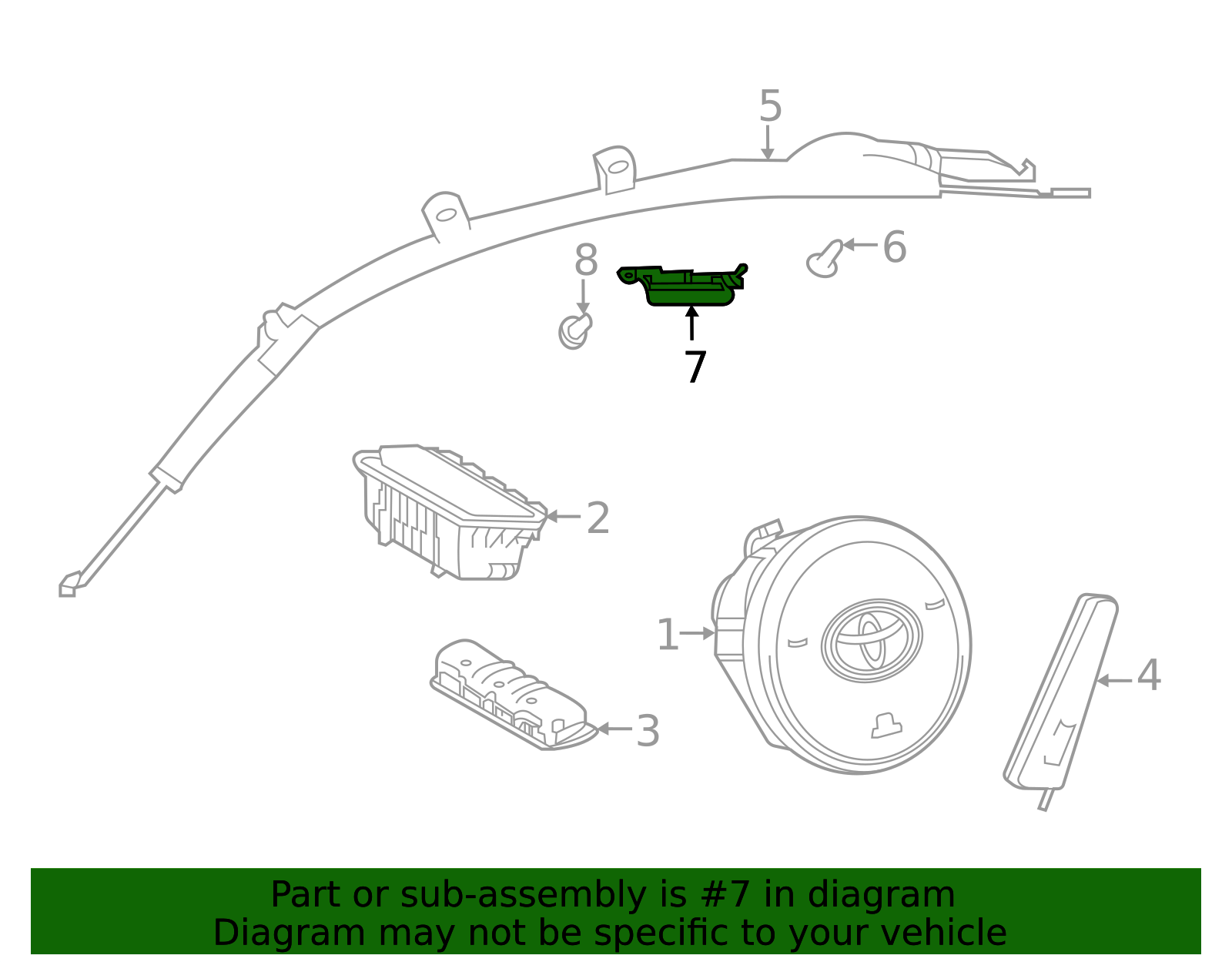 2020-2025 Toyota GR Supra Mount Bracket 621A1-WAA01 | MotorMotor