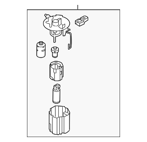 Hyundai - 31120-F3500 - Fuel Pump Assembly - 2017-2020 Hyundai Elantra ...