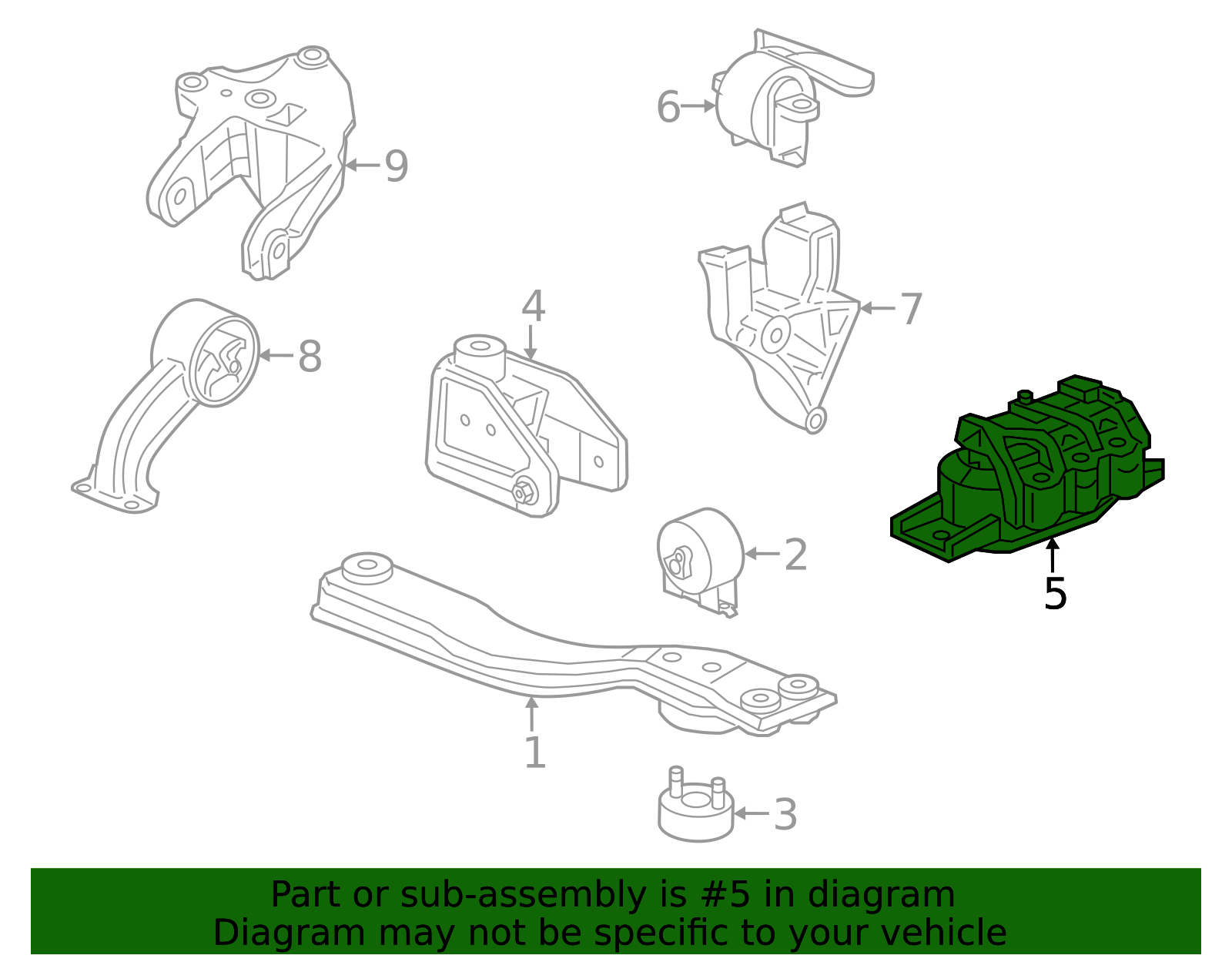 2011-2019 Dodge Journey Side Mount 68054791AB | Mopar Parts Canada