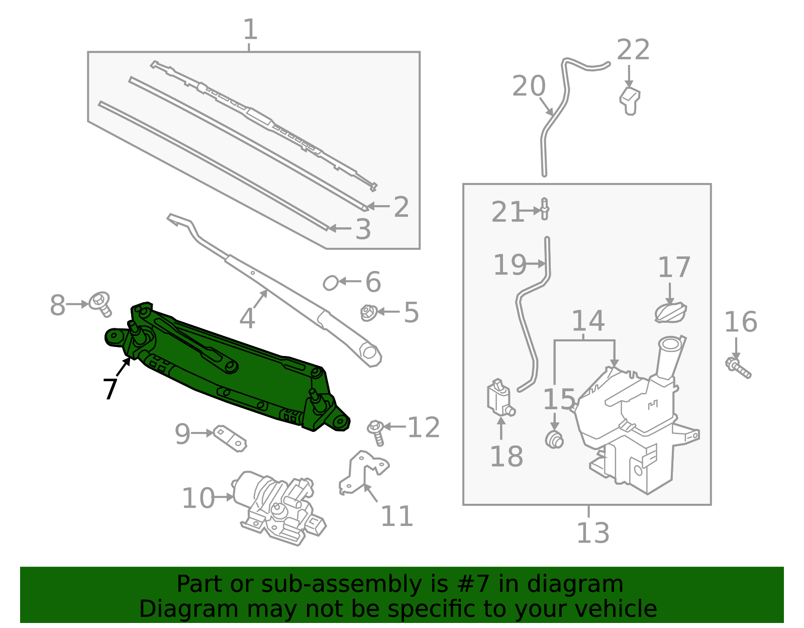 98120-J0000 - High-Quality Windshield Wiper Linkage for 2018-2022 ...