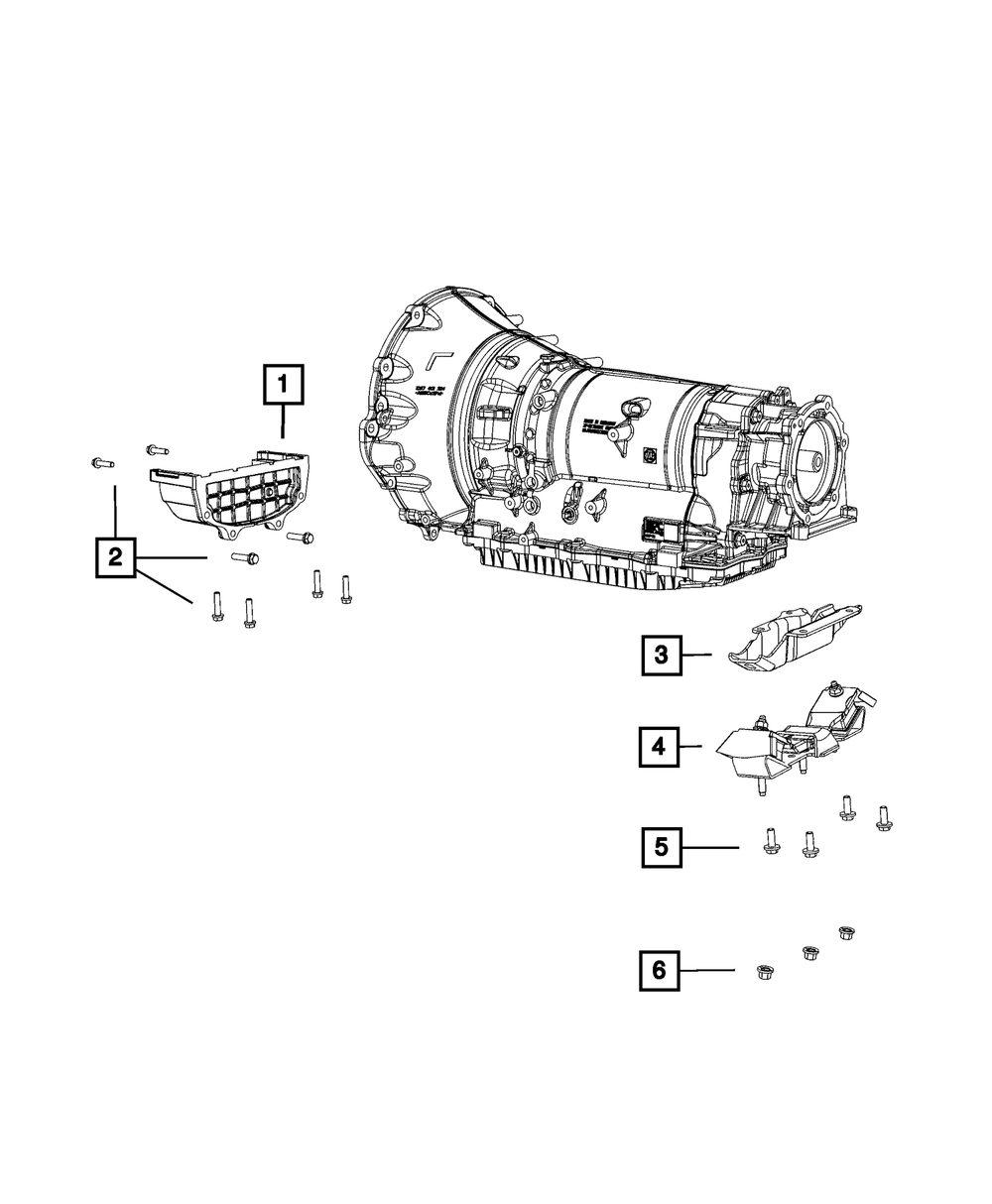 68147344AA - Transmission Mount Bracket 2013-2024 Ram | The Official ...