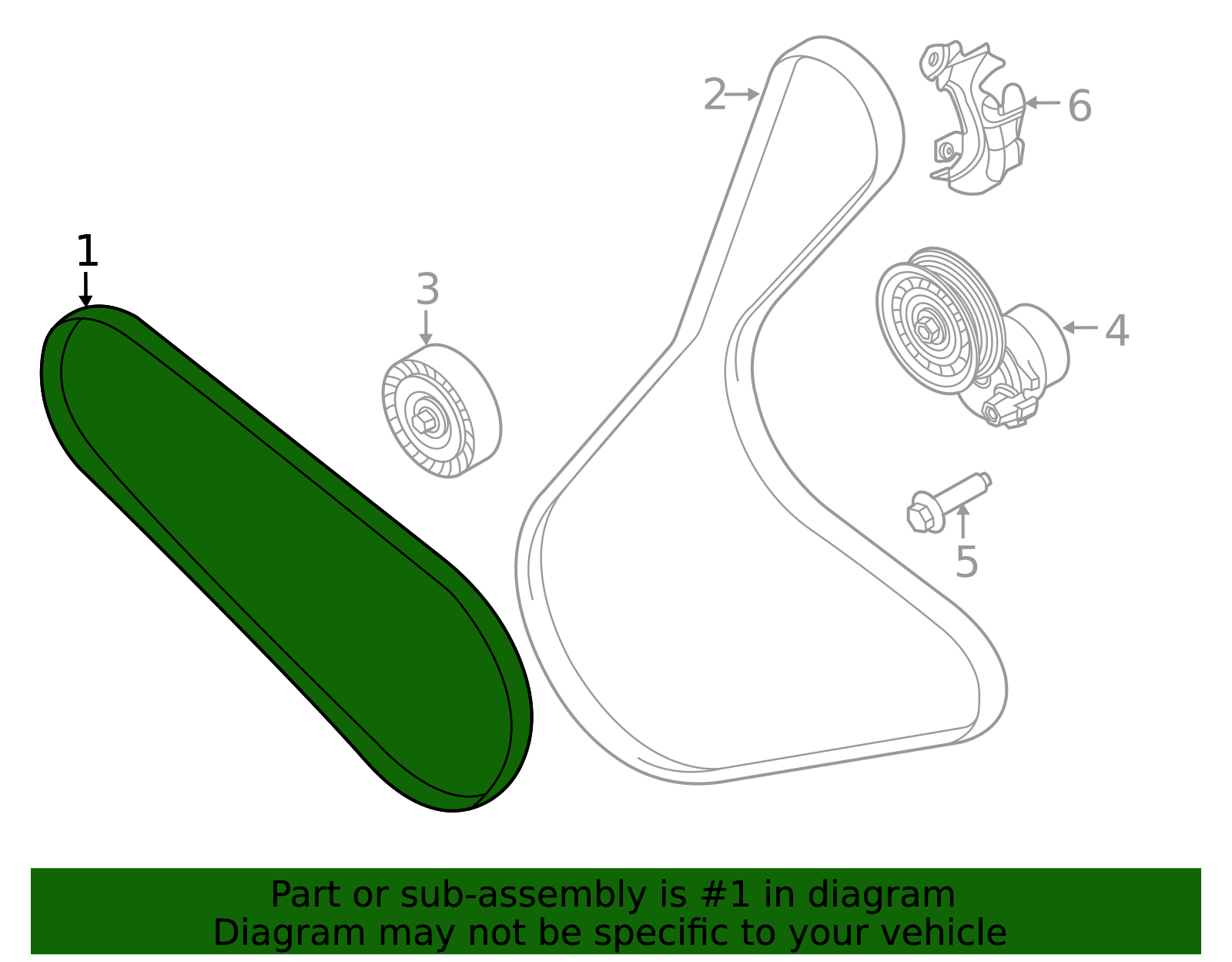 2020-2025 Ford AC Belt L1MZ-8620-B | Awesome Parts Ford