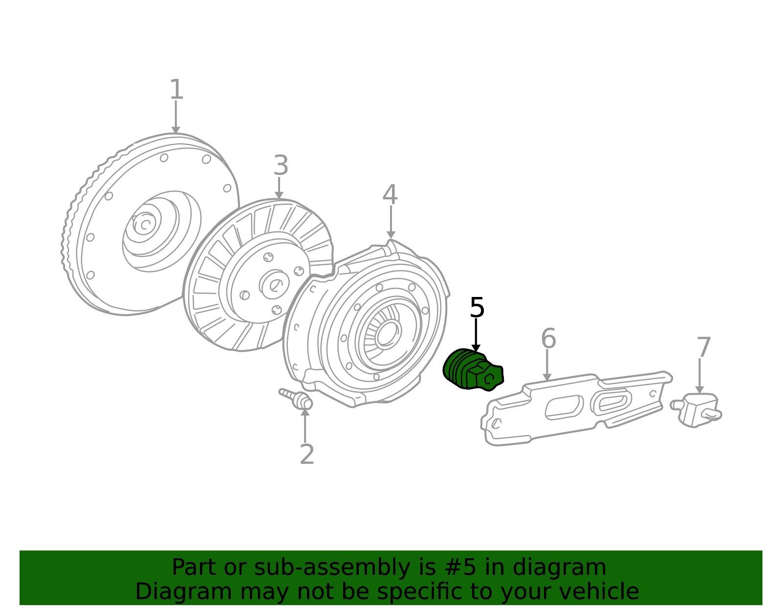 2003-2010 Ford Clutch Release Bearing 3C3Z-7548-AA | TascaParts.com