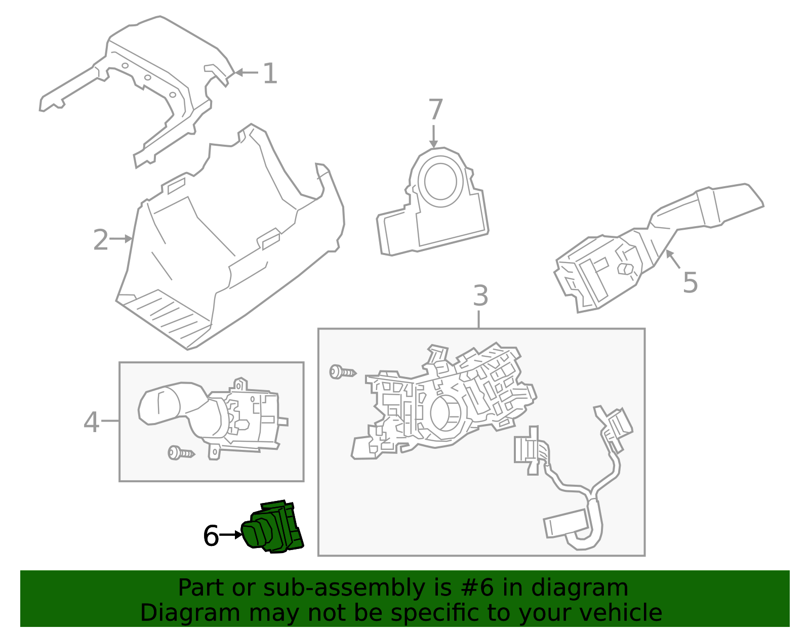 2016-2025 Toyota 2016-2024 Toyota - Switch 89235-33010 | Sparks Parts