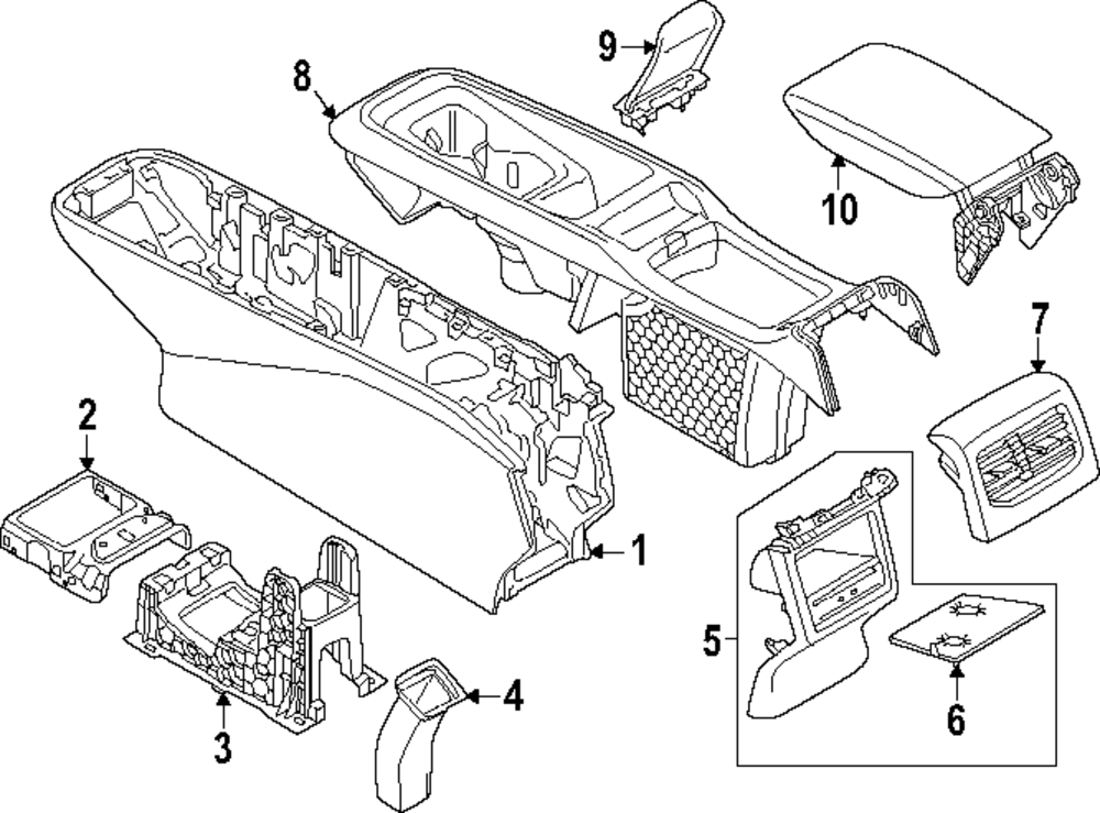 11K-864-298-A-4PK - 2023-2024 Volkswagen ID.4 - Rear Trim | Quick VW Parts
