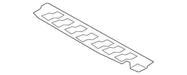 29110-2V500 - Radiator Support Baffle 2014-2017 Hyundai Veloster ...