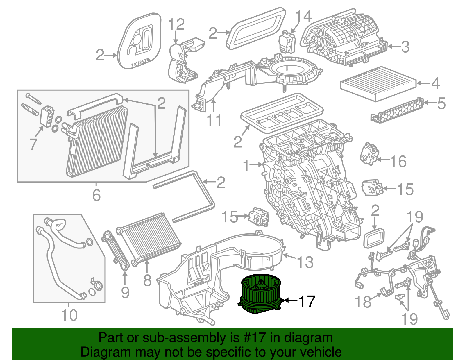 2013-2020 GM Blower Motor 84493340 | Capital Chevy Parts