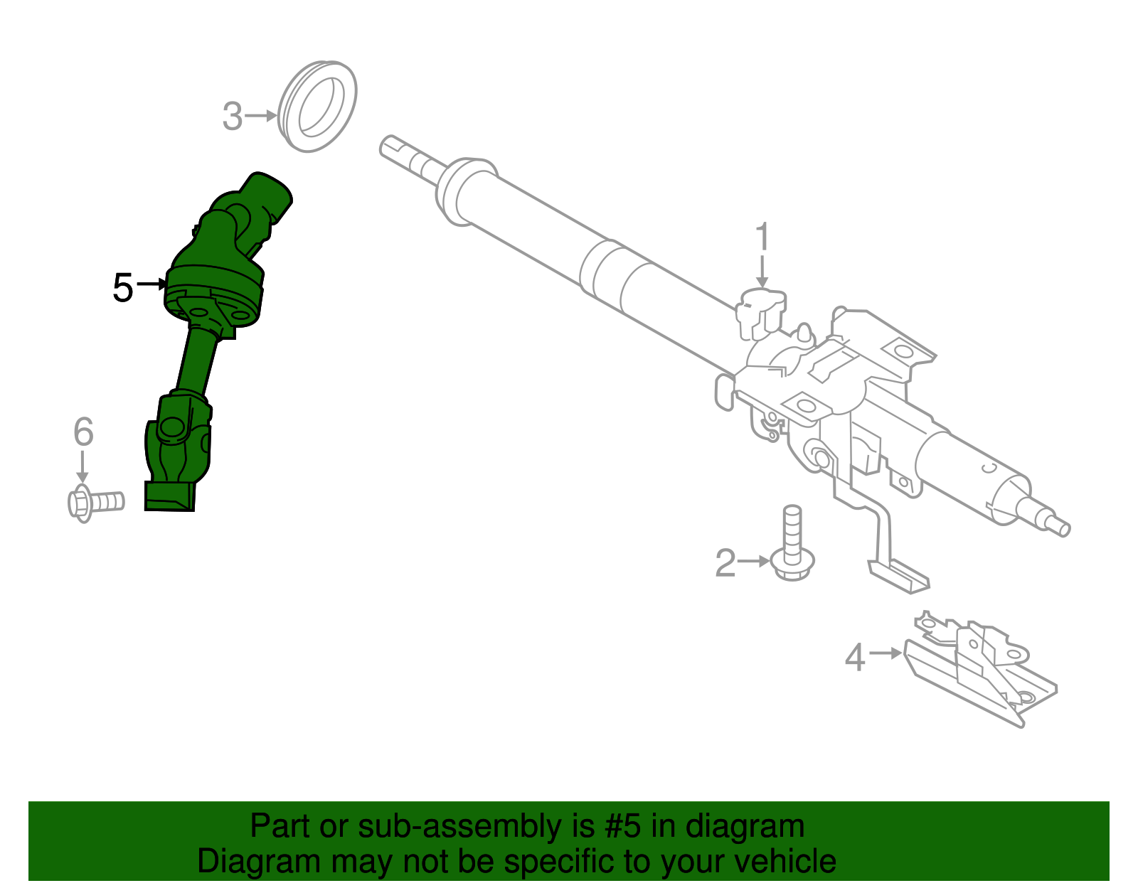 2015-2019 Subaru U-Joint Coupling 34170AL000 | OEM Parts Online