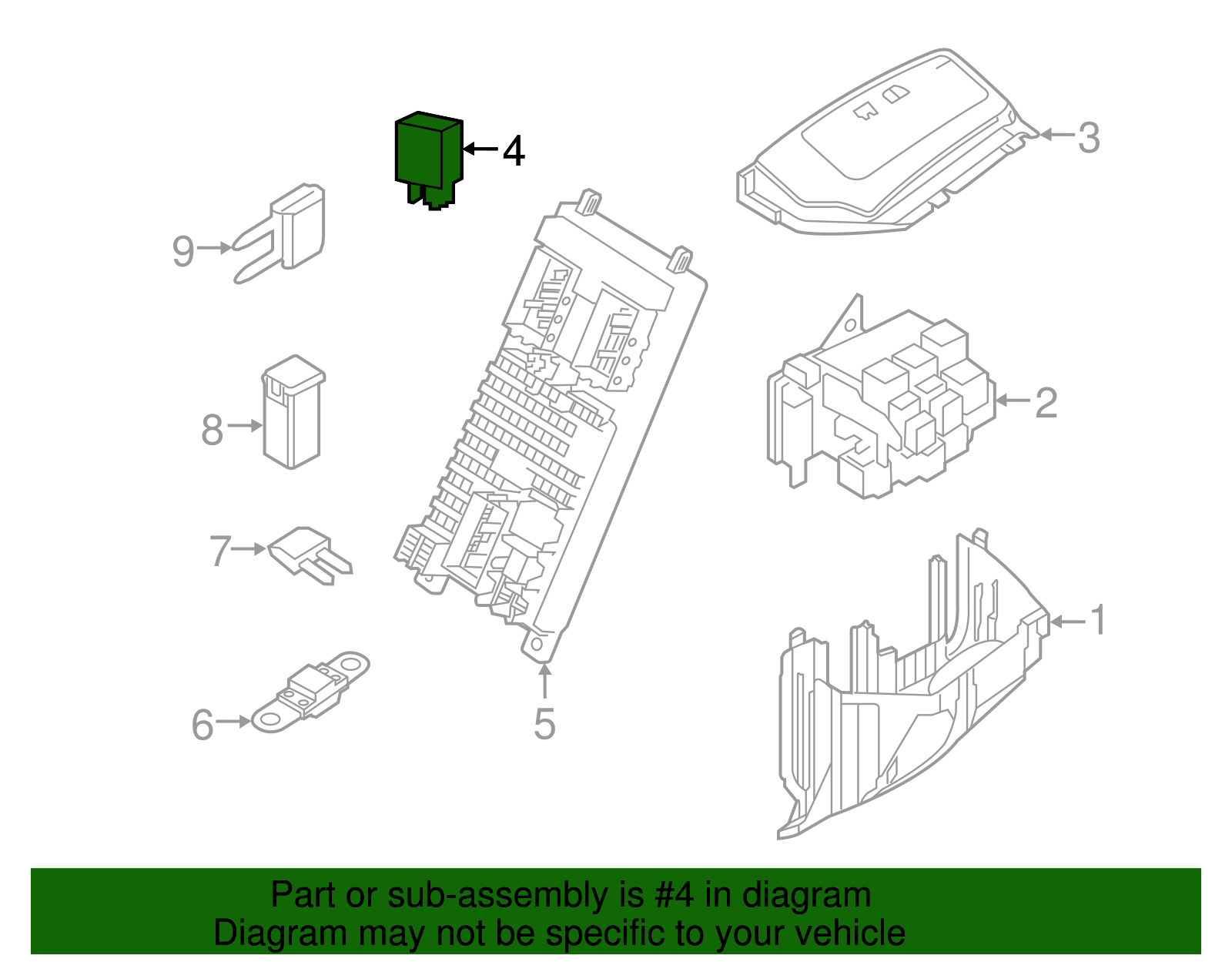 LR138846 - High-Quality Relay for 2010-2023 Land Rover | AutoNation Parts