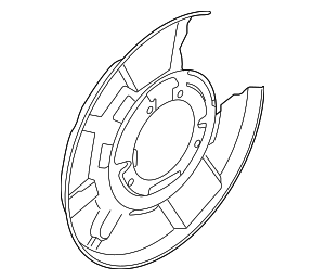 34216792239 - 2006-2021 BMW Splash Shield (34-21-6-792-239) | BMW of ...